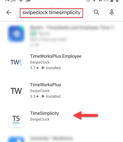 TimeSimplicity Mobile - Downloading and Logging In