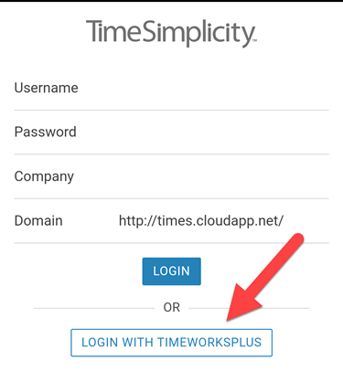 TimeSimplicity Mobile - Downloading and Logging In
